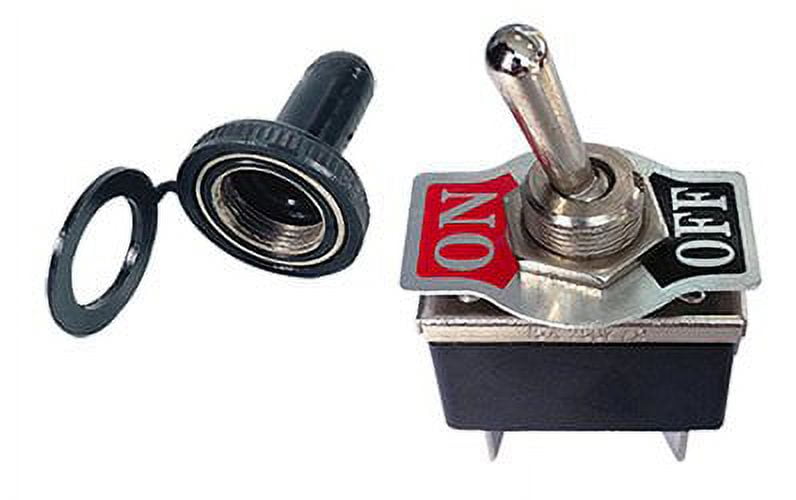Heavy Duty Toggle Switch with Rubber Boot DPST 20 Amp - Walmart.com