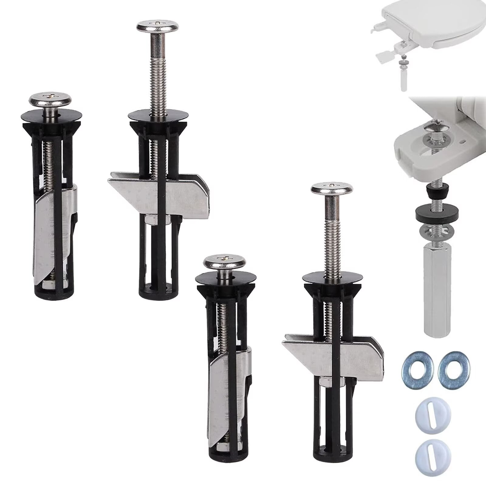 Heavy Duty Toilet Seat Fastener Bolt Kit, Heawy Duty Toilet Seat ...