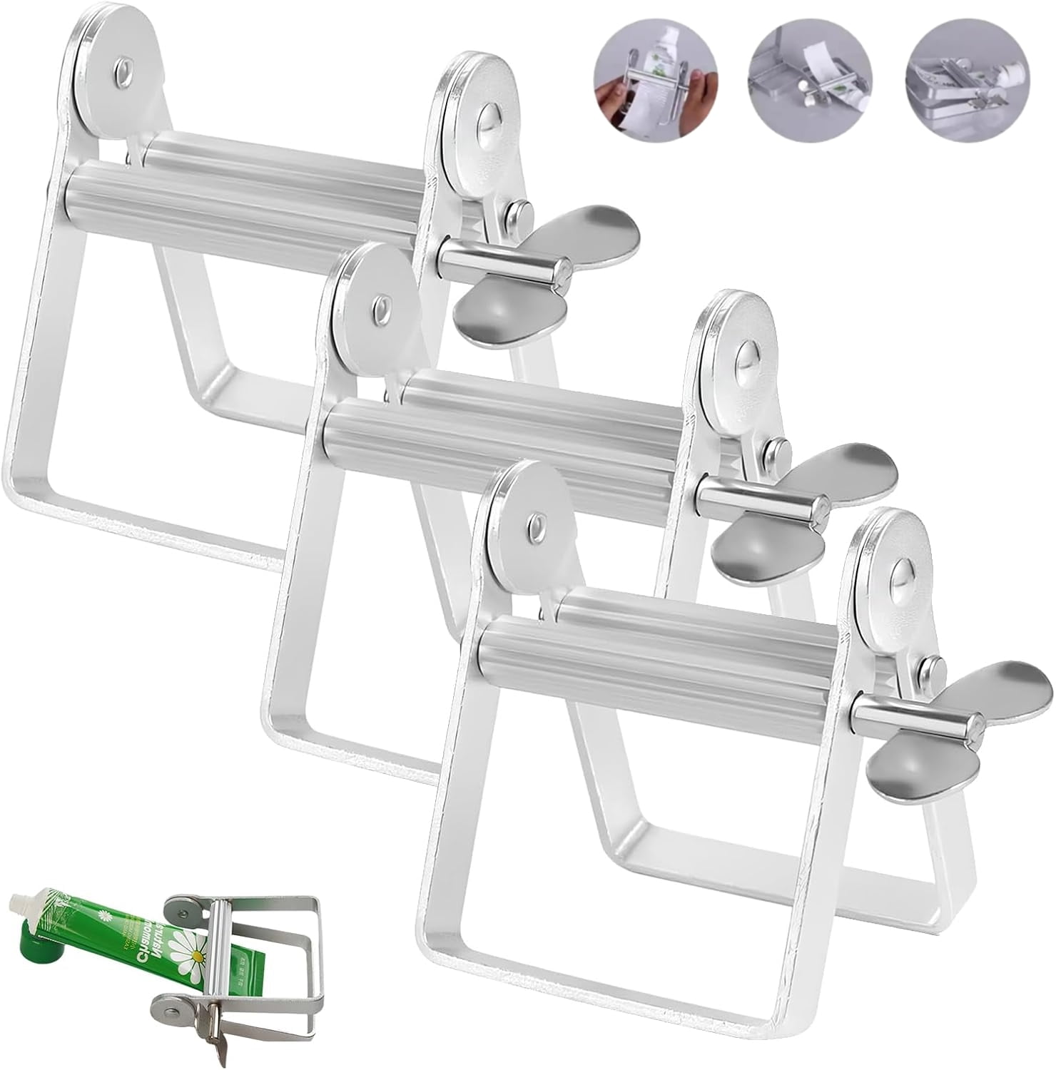 Heavy Duty Toothpaste Roller, Metal Toothpaste Roller Squeezer Tool for ...