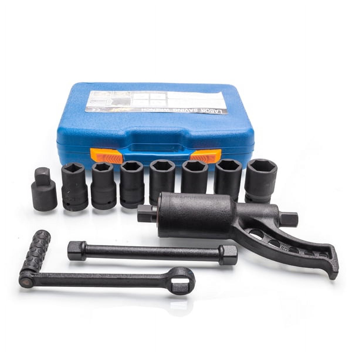 Heavy Duty Torque Multiplier Set Wrench Labor Saving 8ps Sockets Black ...