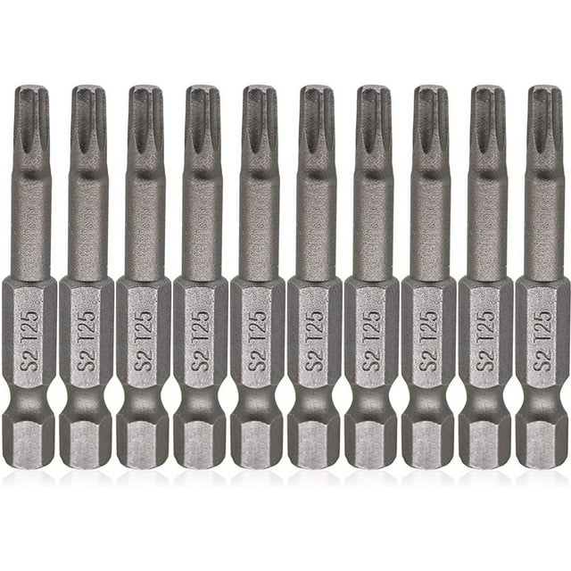 Heavy Duty Torx T25 Screwdriver Bit Set Made of Sturdy Alloy Steel ...