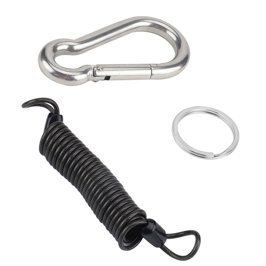 Heavy Duty Trailer Breakaway Cable Strong Trailer Safe Cable Coiled ...