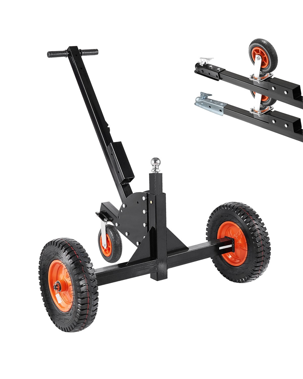 Heavy-Duty Trailer Dolly, 1500lbs Tongue Weight Capacity, 2 in 1 ...