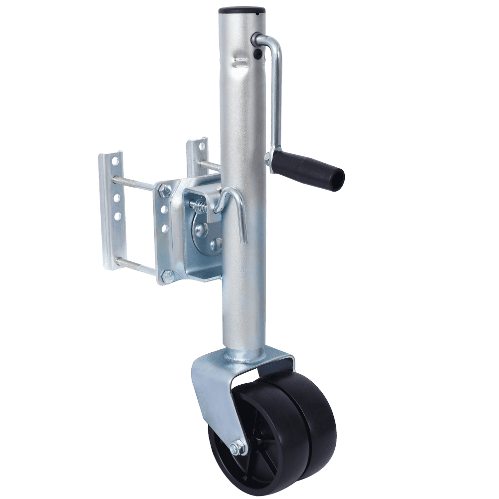 Heavy Duty Trailer Jack, Fixed Mount Jack w/Drop Leg, 28.6 in. of Lift ...
