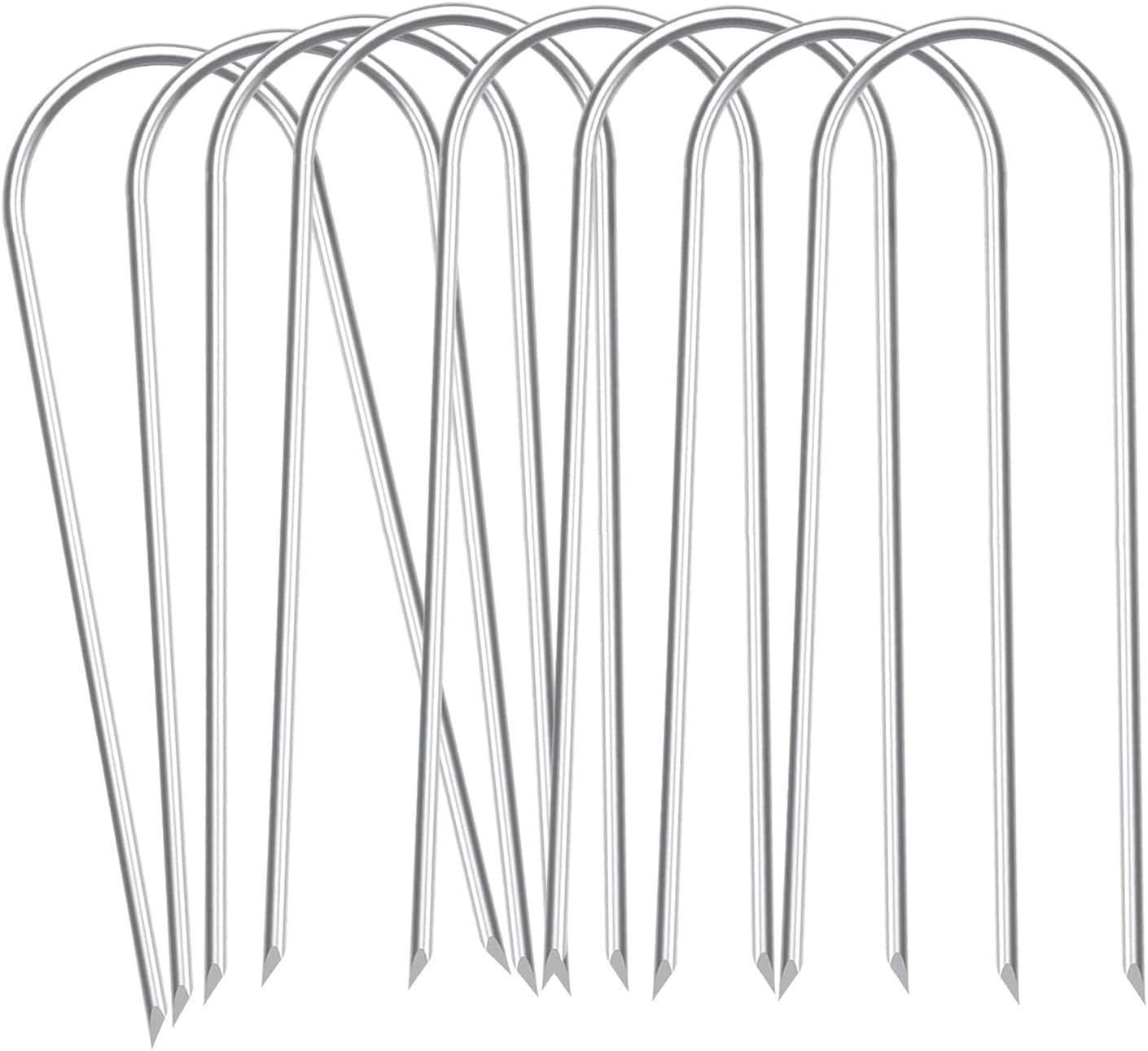 Heavy Duty Trampoline Anchors High Wind U-Shaped Sharp Ends Ground ...