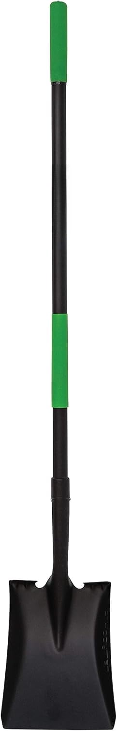 Heavy-Duty Transfer Shovel with Carbon Steel Head, Ergonomic No-Slip H ...