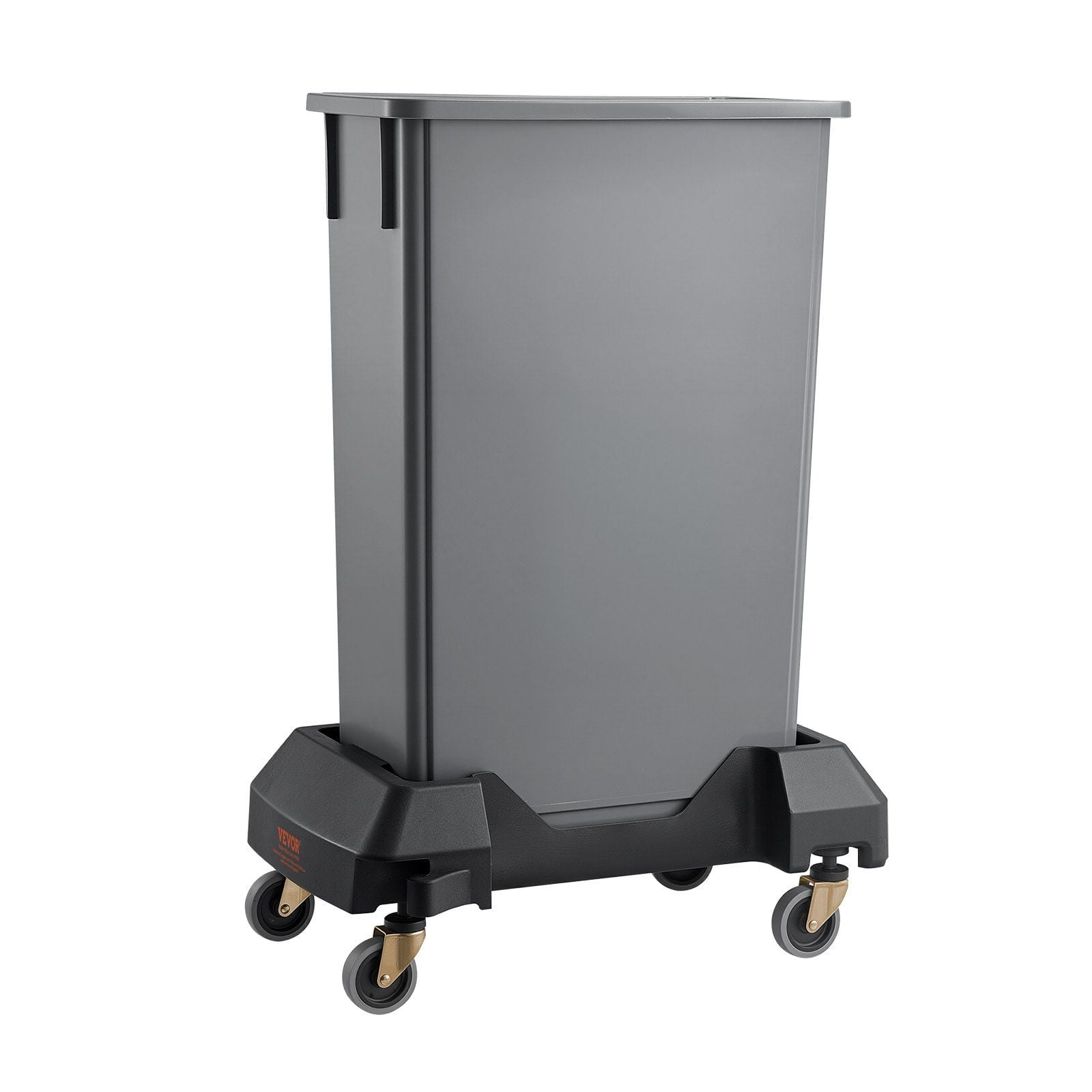 Heavy Duty Trash Can Dolly with Locking Wheels for 16-23 Gallon Bins ...