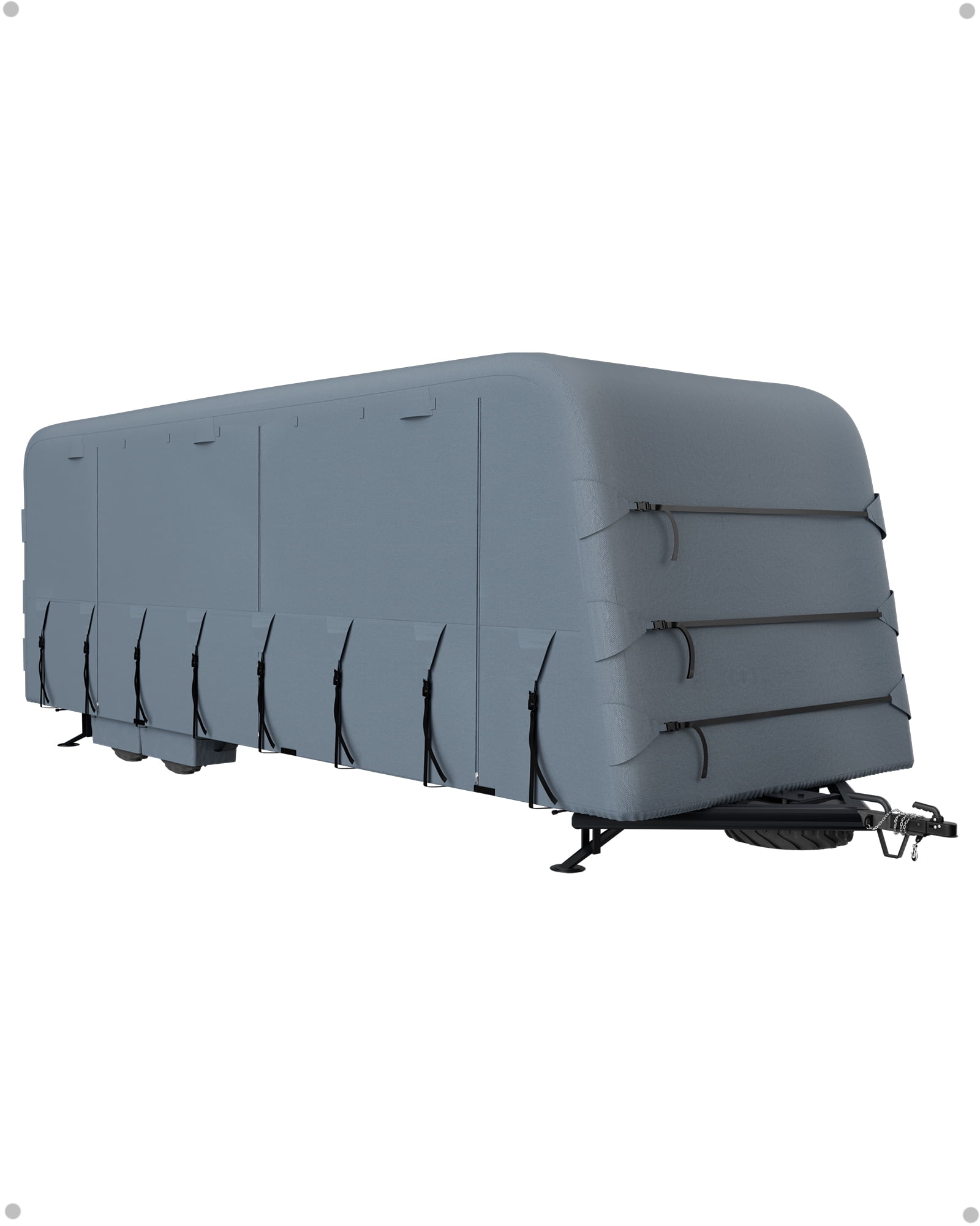 Heavy-Duty Travel Trailer RV Cover, Extra-Thick Waterproof & Anti-UV 6 ...