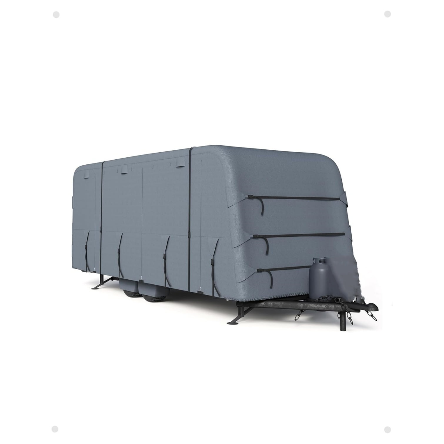 Heavy-Duty Travel Trailer RV Cover, Extra-Thick Waterproof & Anti-UV 6 ...