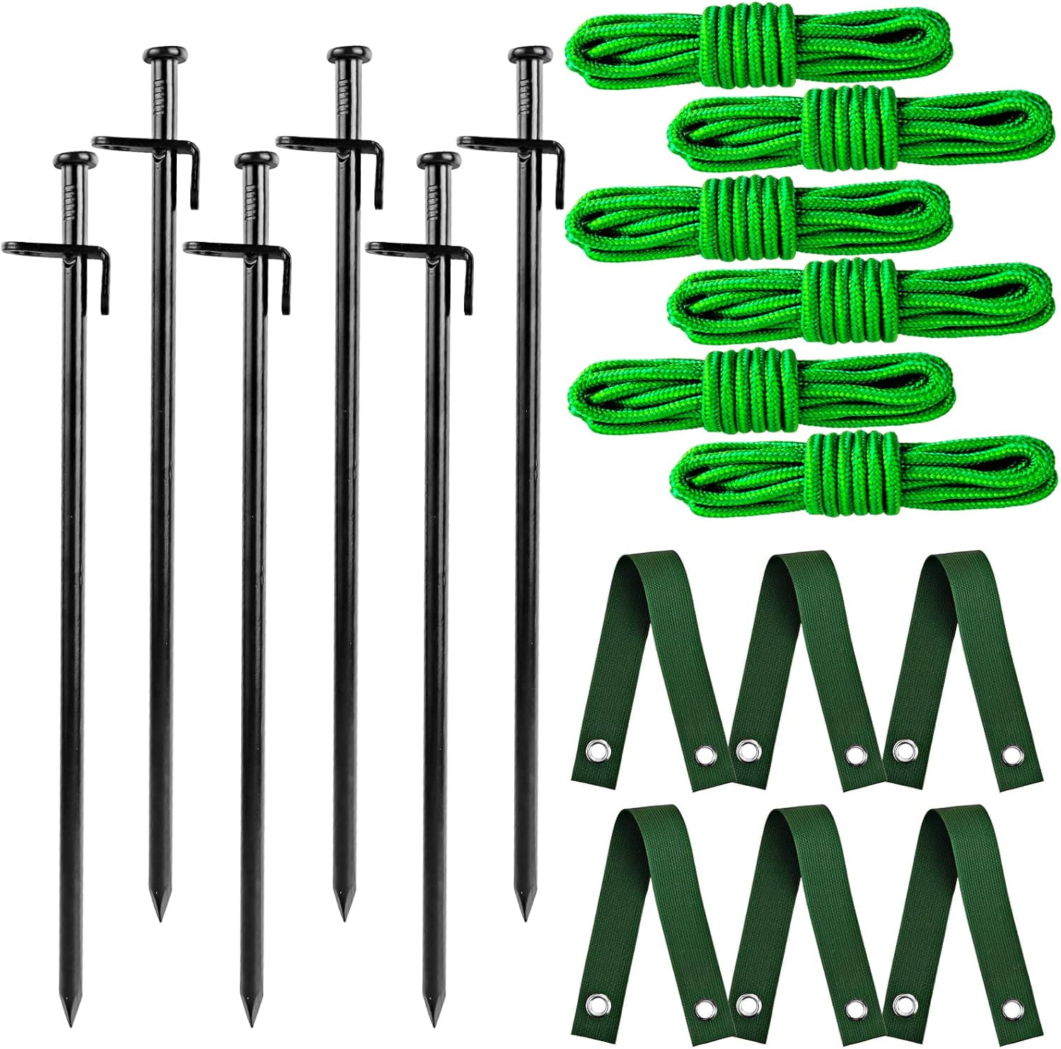 Heavy Duty Tree Stake Kits, Tree Stakes for Young Trees Straightening ...
