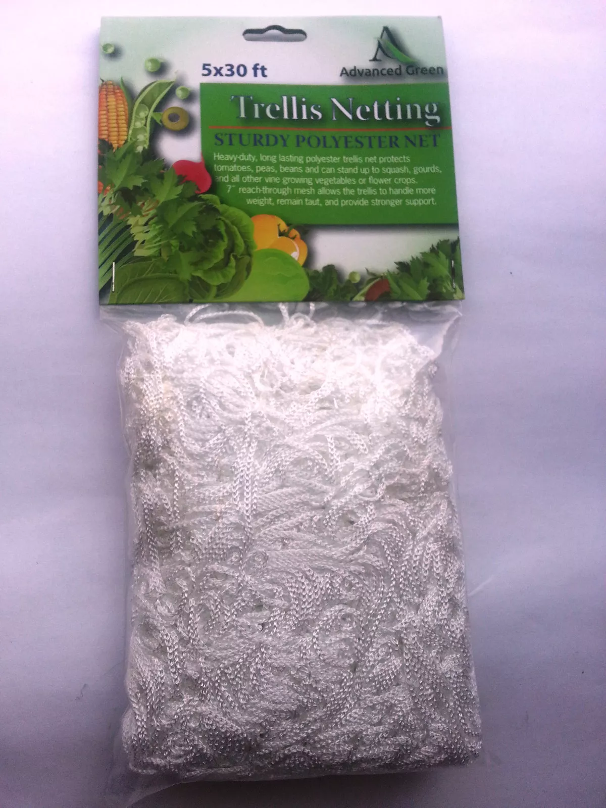 Heavy Duty Trellis Netting 5X30 Ft Plant Support Garden Grow Mesh Net ...