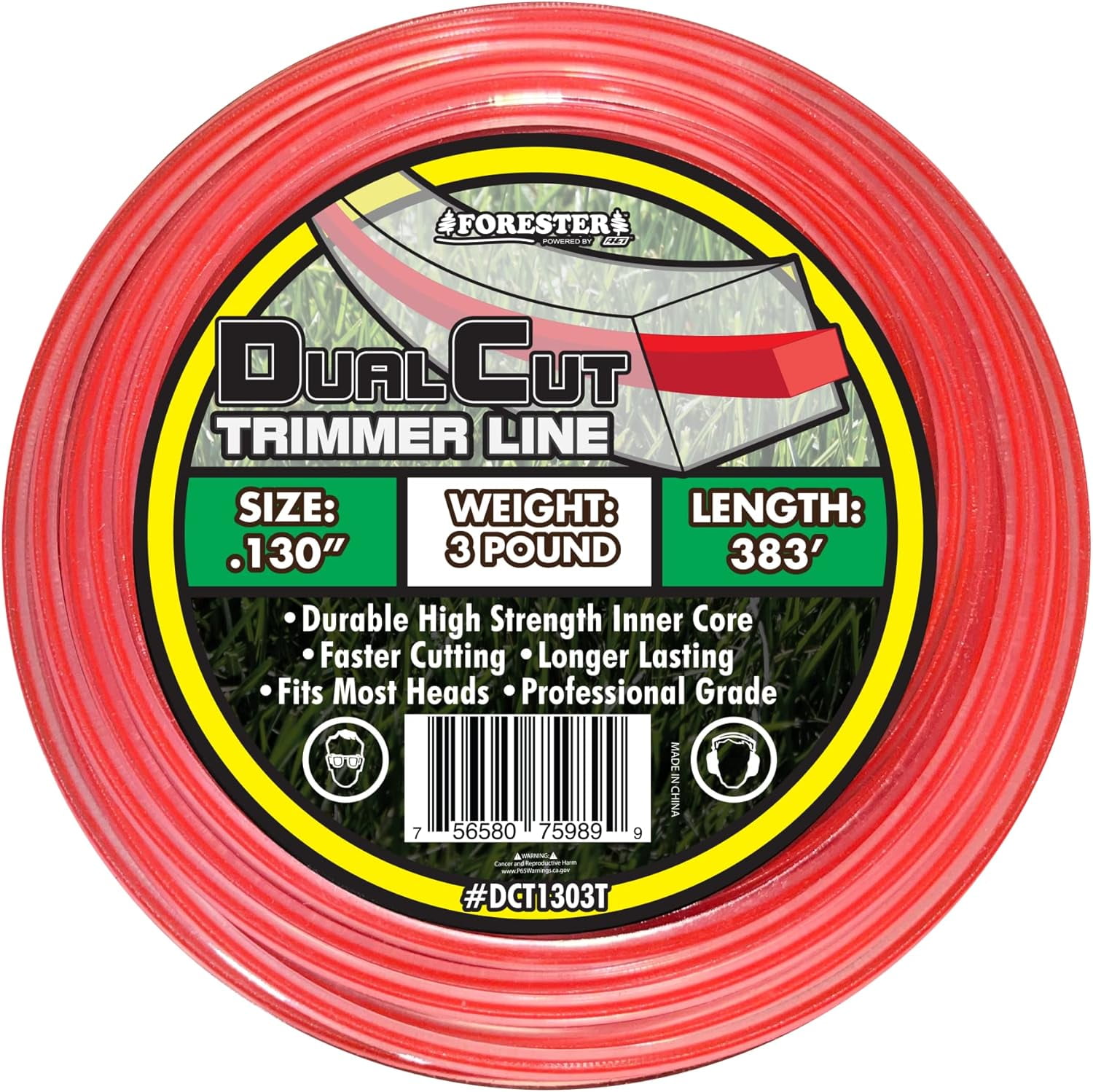 Heavy Duty Trimmer Line Dual Cut Weed Eater String Universal Trimmer ...