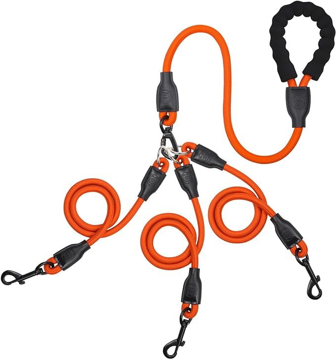 Heavy Duty Triple Leash, 3 Tangle-Free Removable 360° Swivel Mechanisms ...