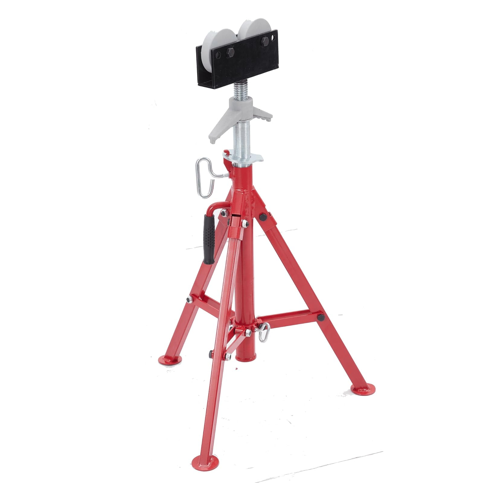 Aoile Tripod Pipe Jack Stand, Adjustable 28-52 Inch, 1/8"-12" Capacity ...