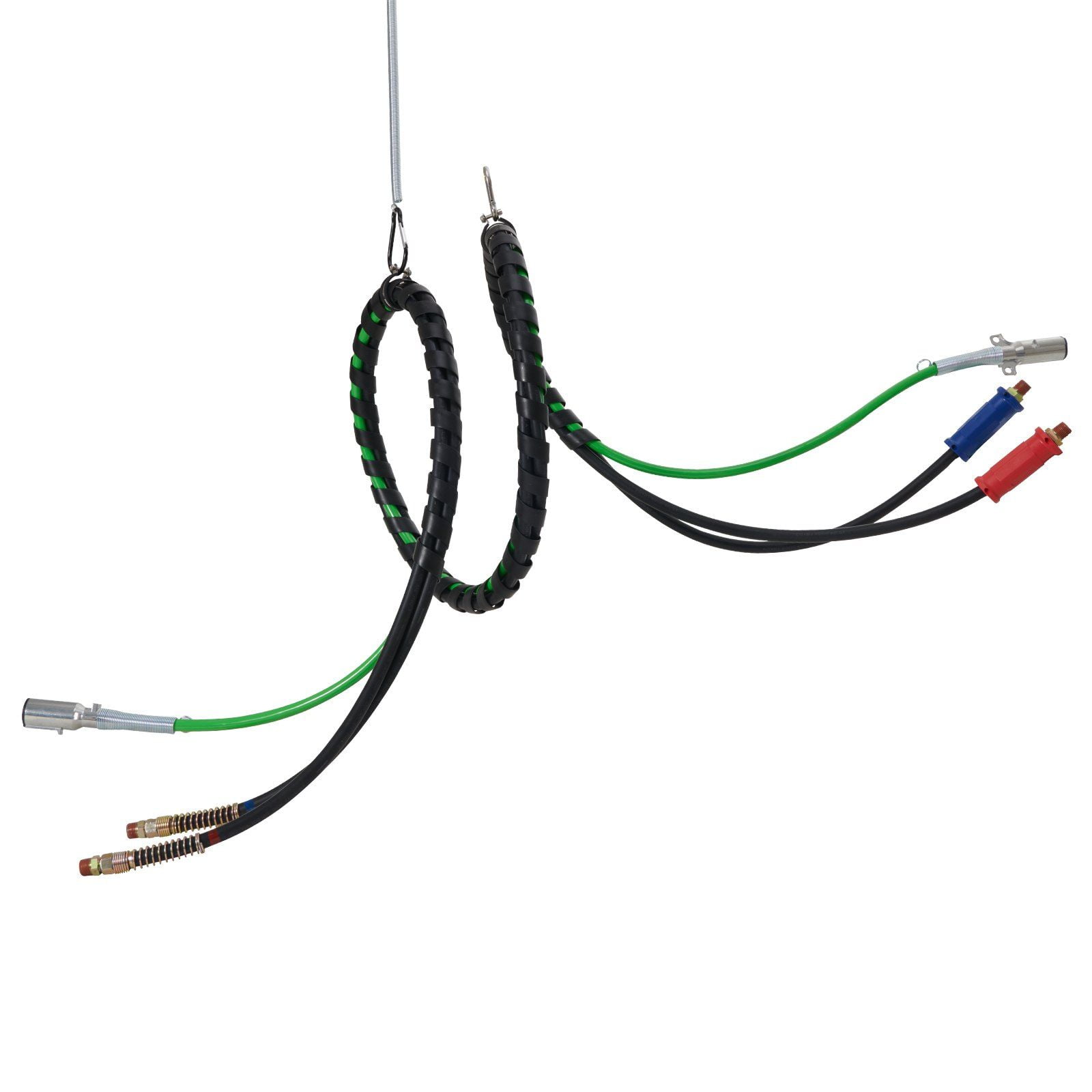 Heavy Duty Truck Air Brake Line Kit - 15FT with Glad Hands, ABS Power ...