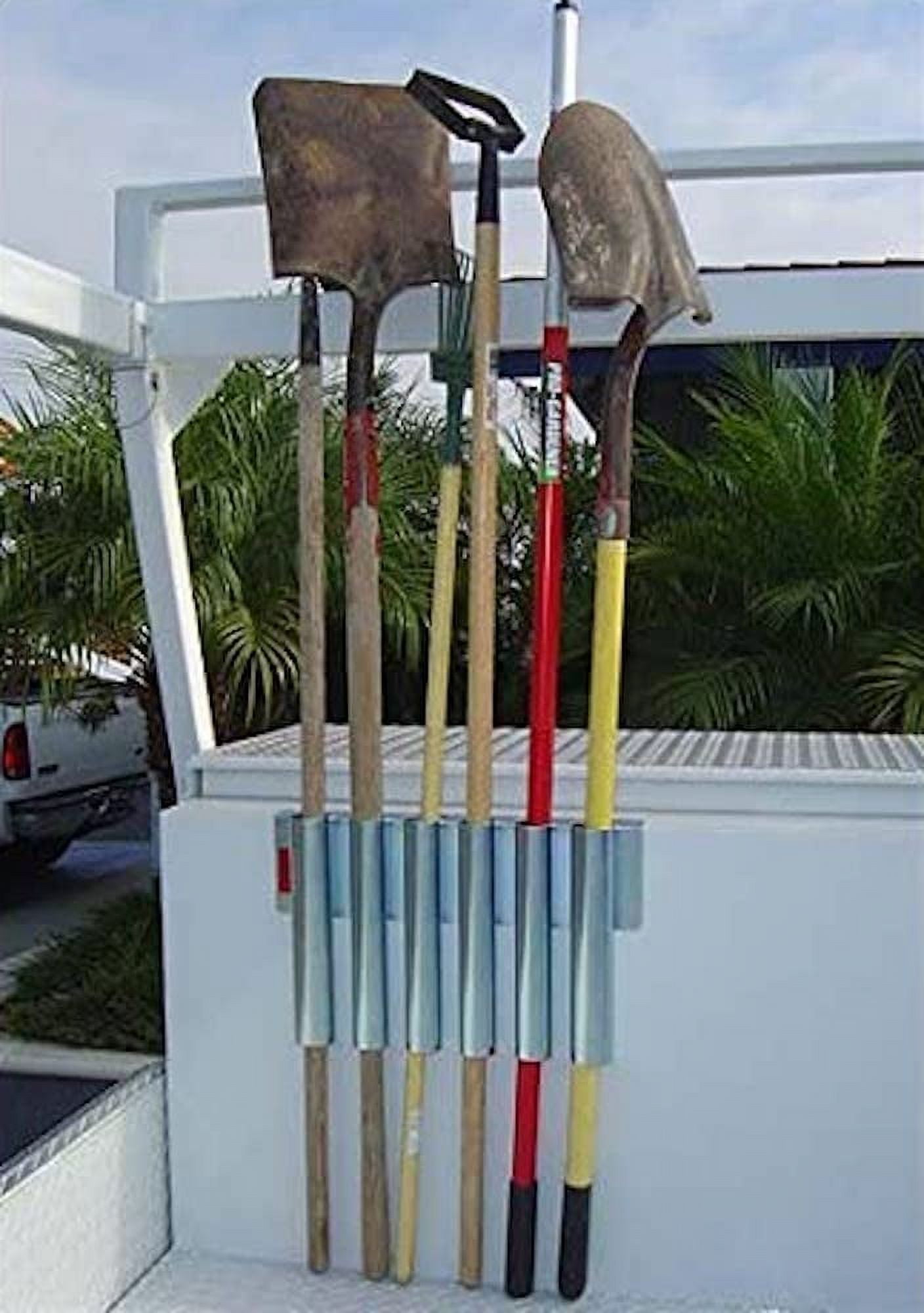 Heavy Duty Truck Bed & Tool Box Mount - Garden Tool Holding Rack for ...