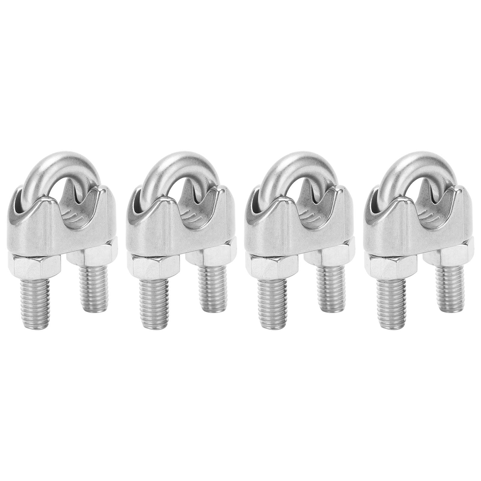 Heavy,Duty U Bolt Saddle Clamp, 14mm Stainless Steel Cable Fastener ...