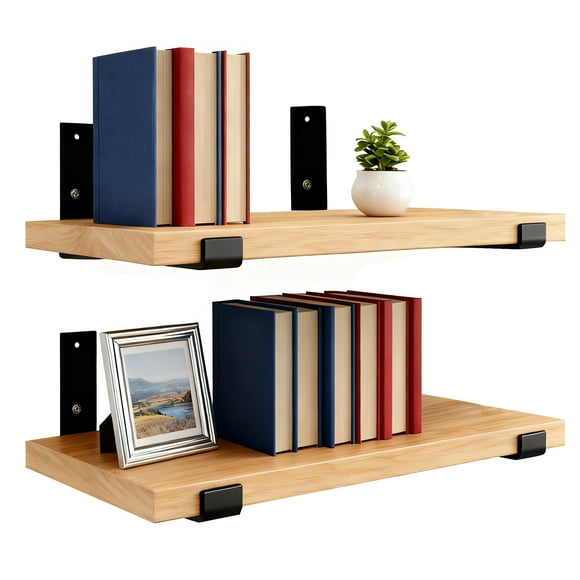 Floating Shelf Brackets in Wall Shelves - Walmart.com