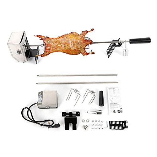 Heavy Duty Universal Complete Grill Replacement Rotisserie Kit- 45 ...