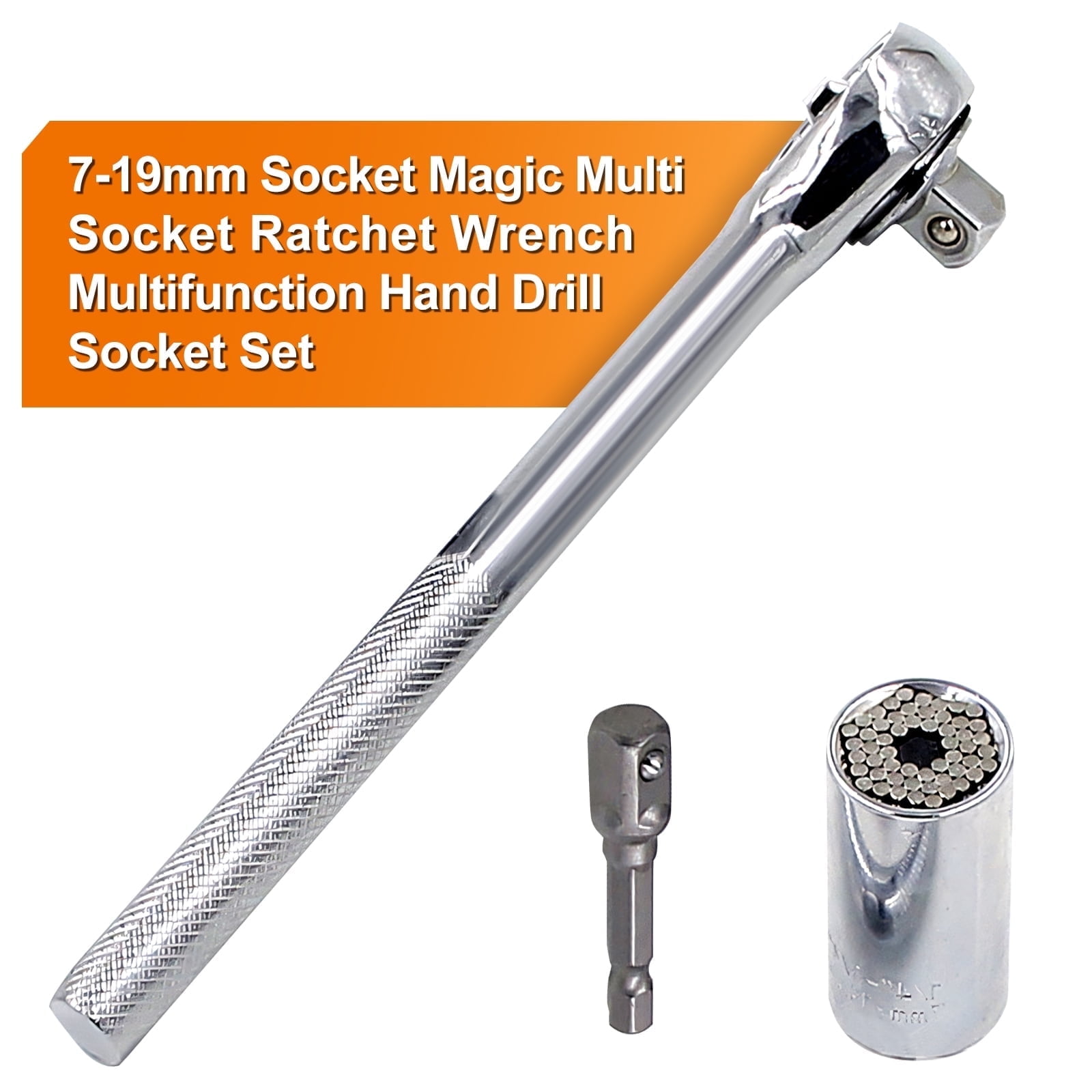 MKDAQIQU Self-Adjusting Universal Socket 1/4" - 3/4" & 7mm-19mm | 1/4 ...