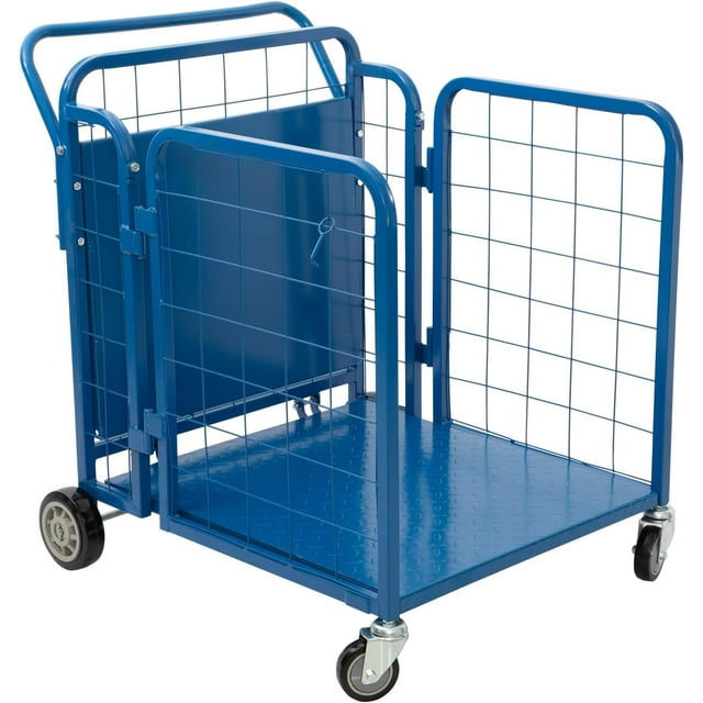 Heavy Duty Utility Cart - 750 lbs Capacity, Folds for Storage, 360 ...