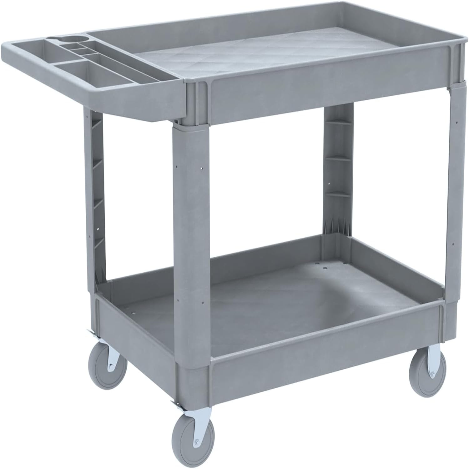 Heavy Duty Utility Cart with Wheels Rolling Tool Cart with Ergonomic ...
