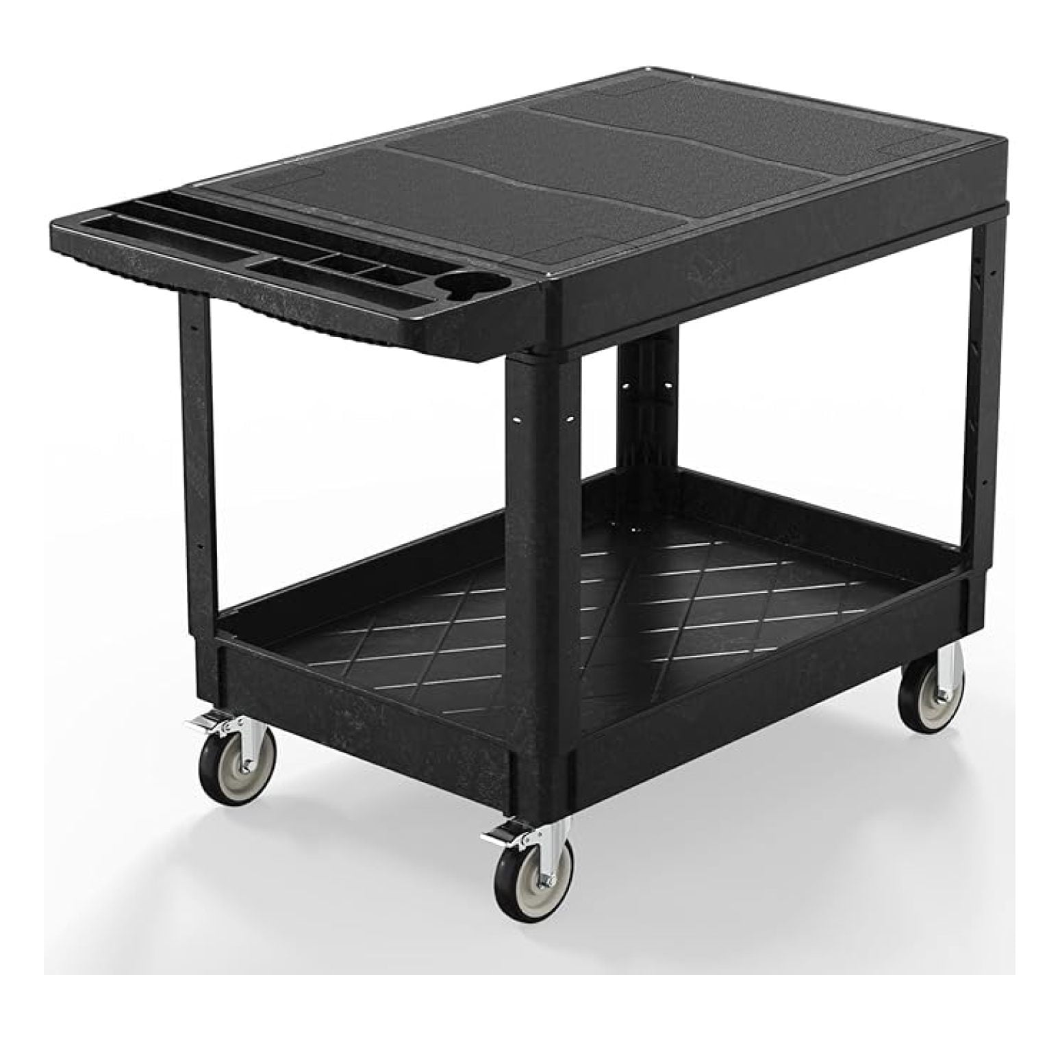 Heavy Duty Utility Rolling Tool Cart, 1000 lbs Capacity Flat Top ...