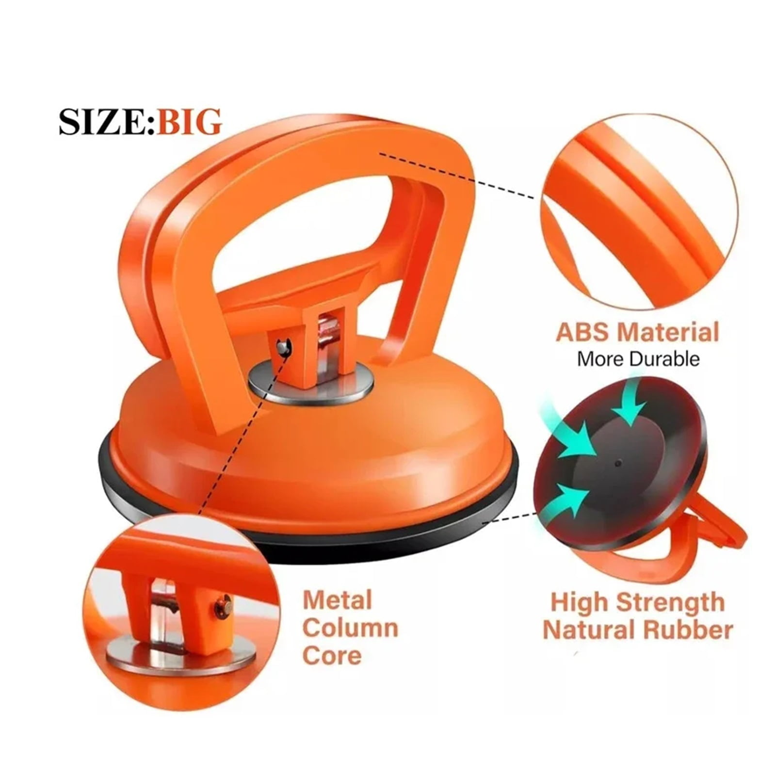Heavy Duty Vacuum Sucker Car Shape Bump Fixer Repair Tool Set Lar Pull ...