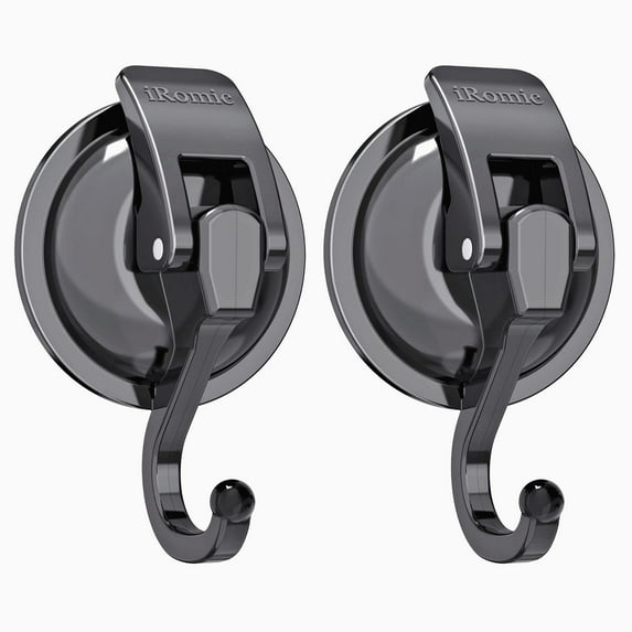 Heavy Duty Vacuum Suction Cup Hooks (2 Pack) for Kitchen, Bathroom and ...