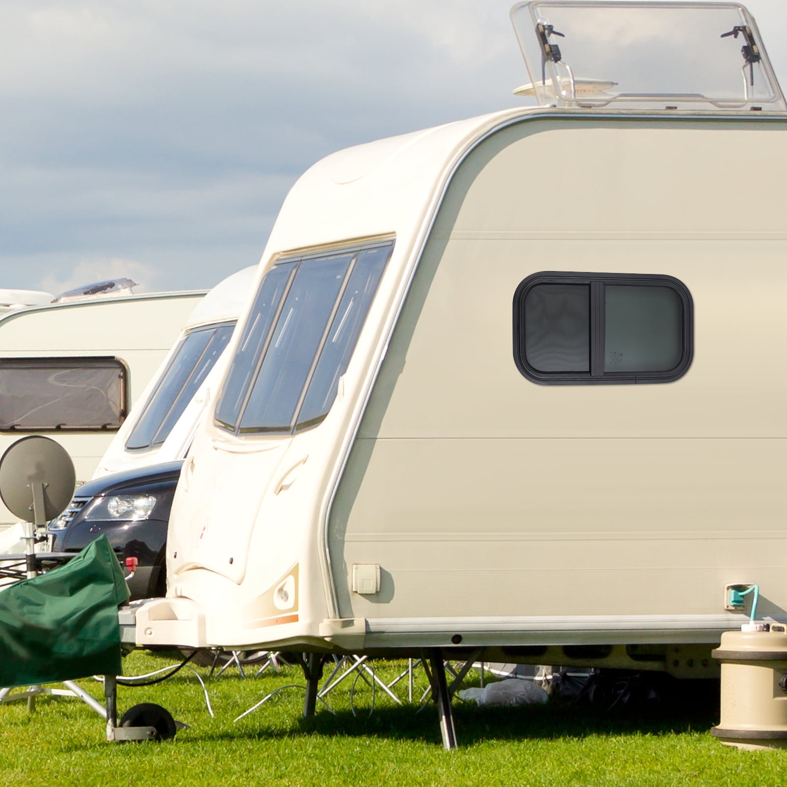 Heavy Duty Vertical Sliding Window for RV Camper, Cargo & Trailer with ...