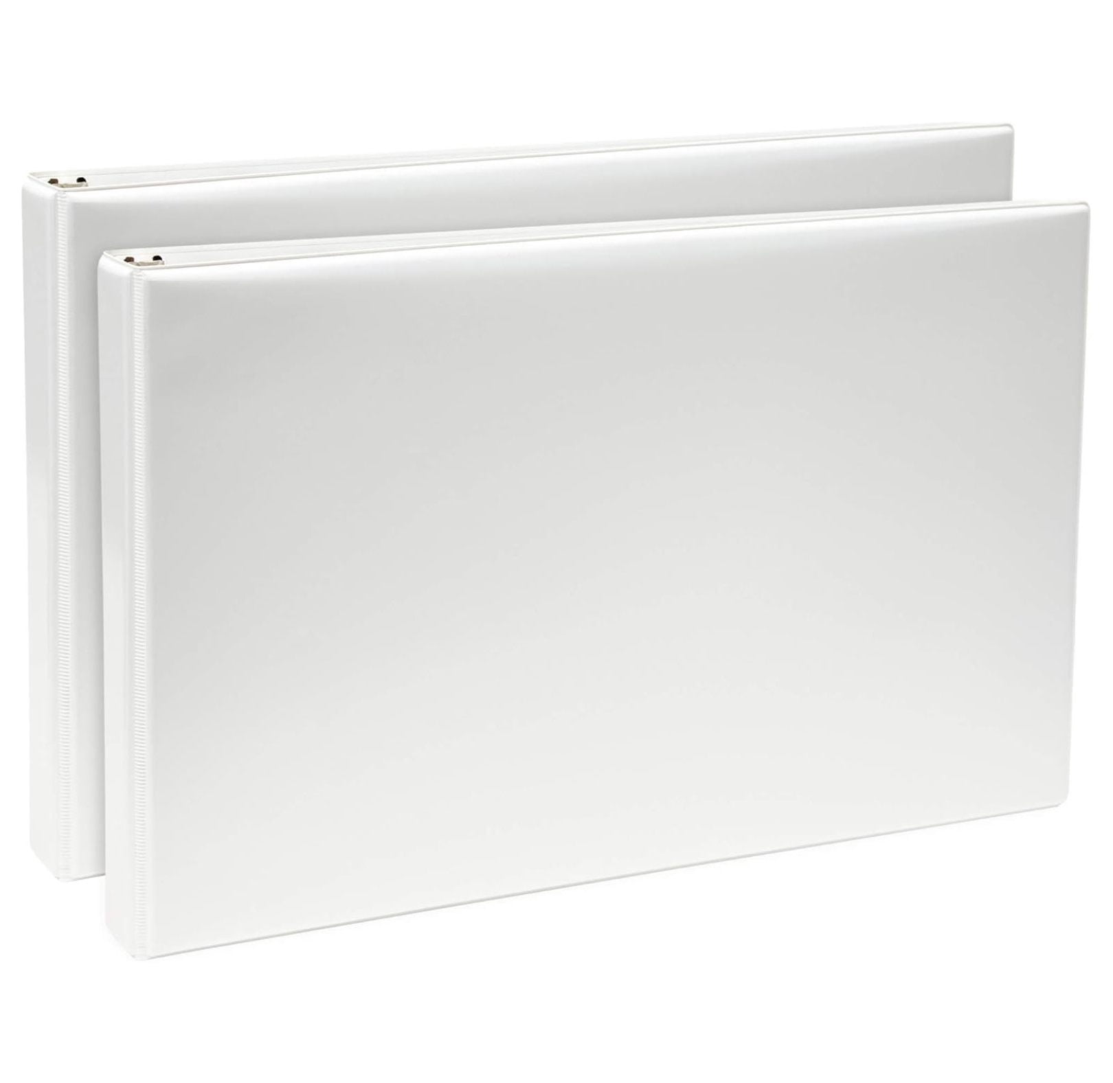 Heavy-Duty View 3 Ring Binders, 1" Slant Rings, Holds 11" x 17" Paper ...