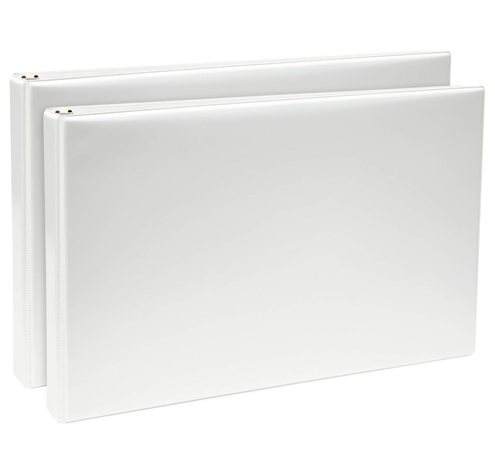 Heavy-Duty View 3 Ring Binders, 1" Slant Rings, Holds 11" x 17" Paper ...