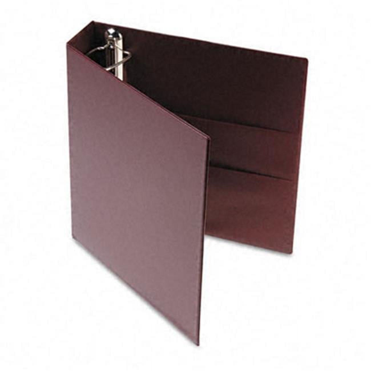 Heavy-Duty Vinyl EZD Ring Reference Binder 2'' Capacity Maroon ...