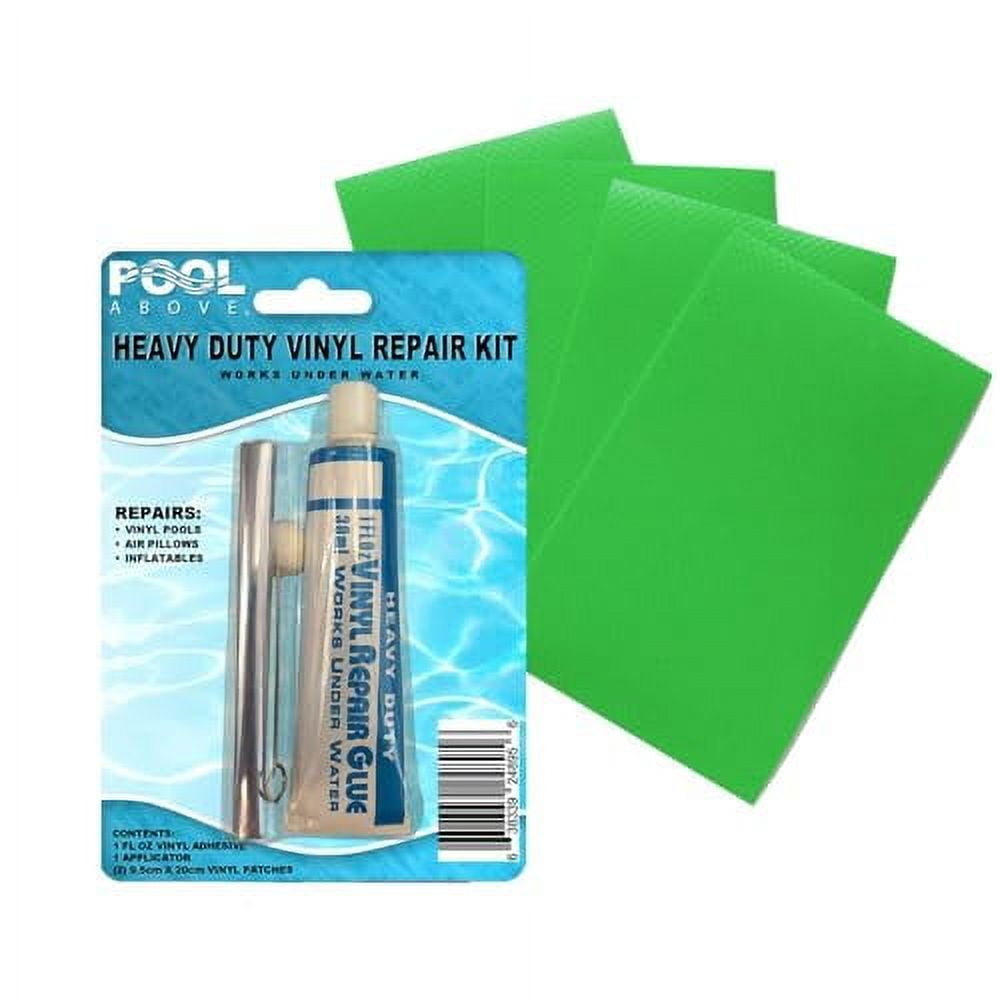 Heavy Duty Vinyl Repair Patch Kit | Vinyl Cement Adhesive Glue and ...