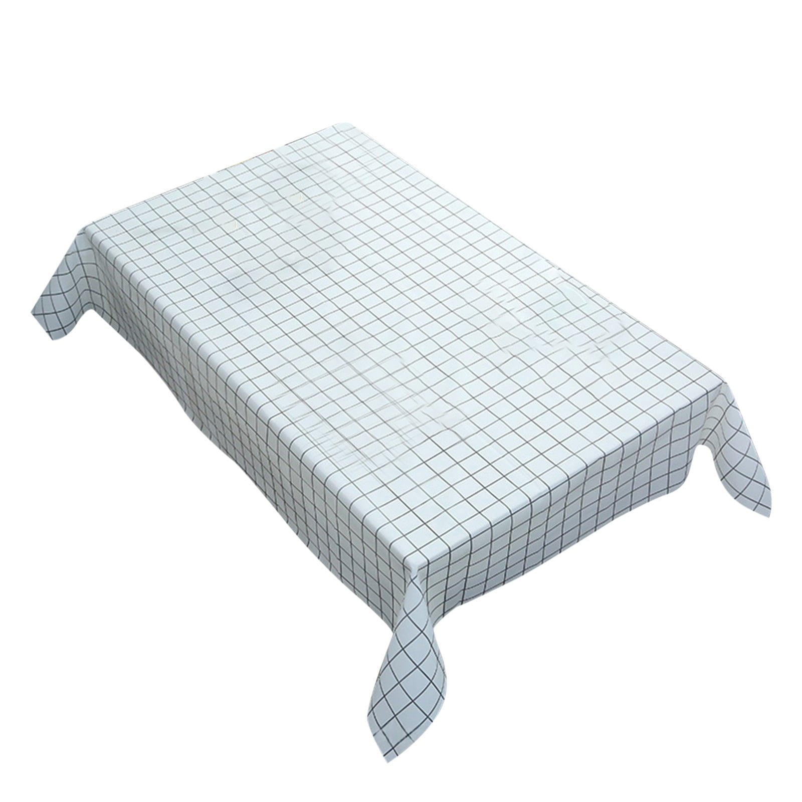Heavy Duty Vinyl Table Cloth Plastic Tablecloths for Kitchen Dining ...