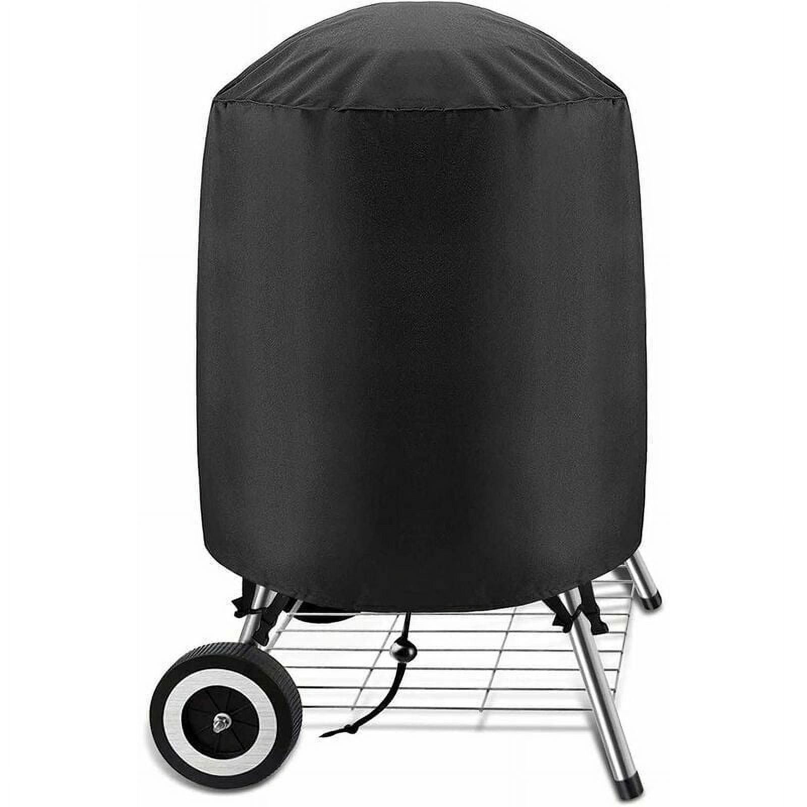 Snug Fit Vertical Round Smoker Cover, Waterproof Oxford Offers Superior ...