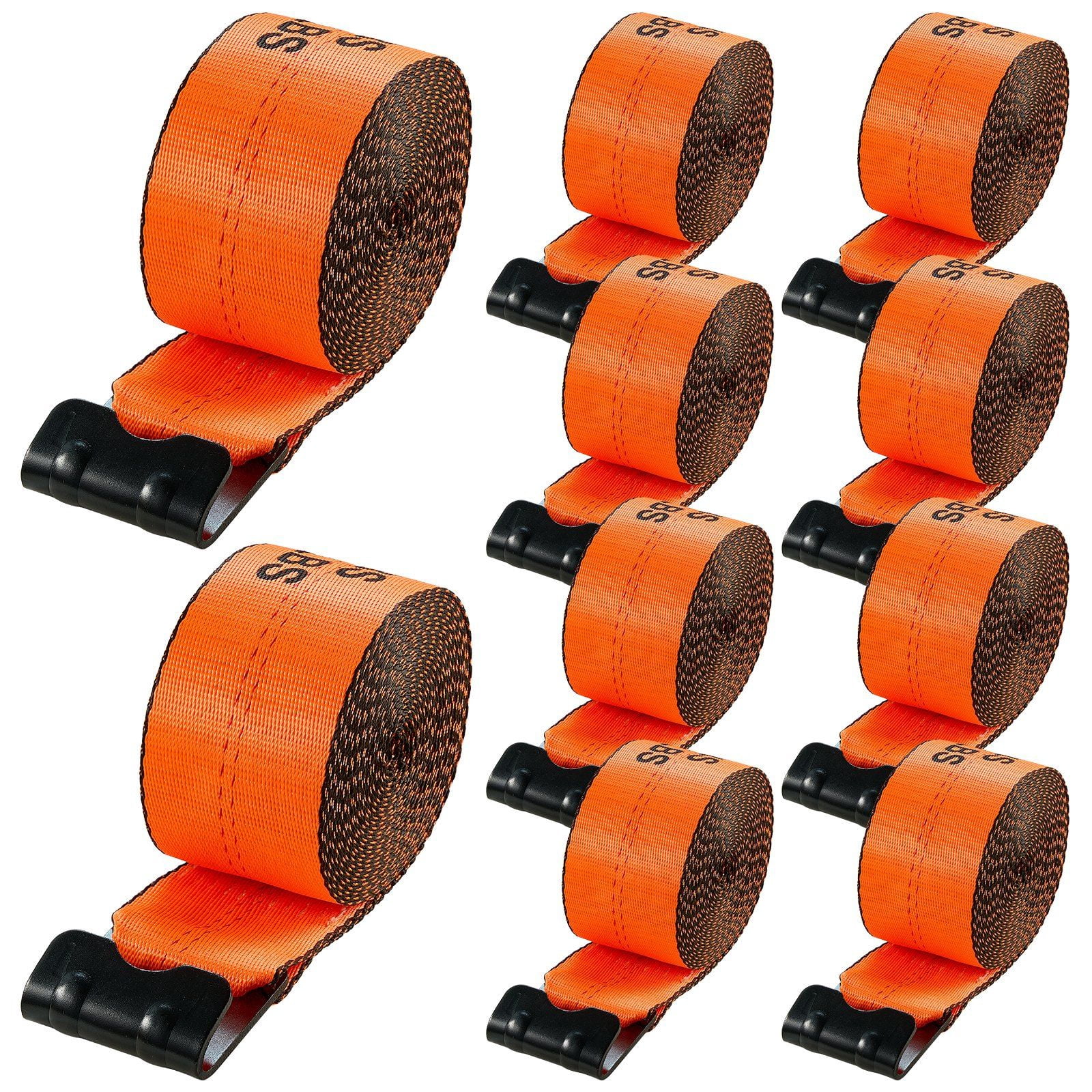 Heavy Duty W" Straps 10-Pack,4" x 30' Tie Down Straps with Flat Hooks ...