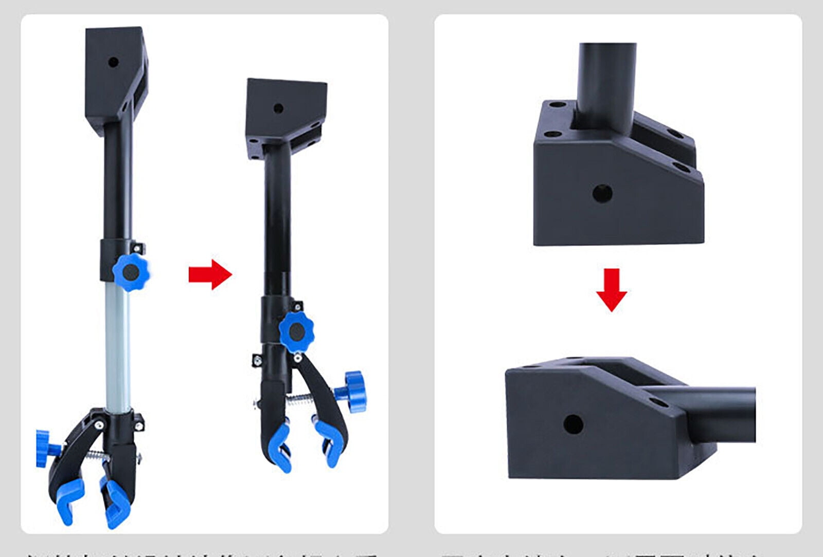 Heavy Duty Wall Mount Bike Repair Stand Folding Clamp Cycle Bicycle ...