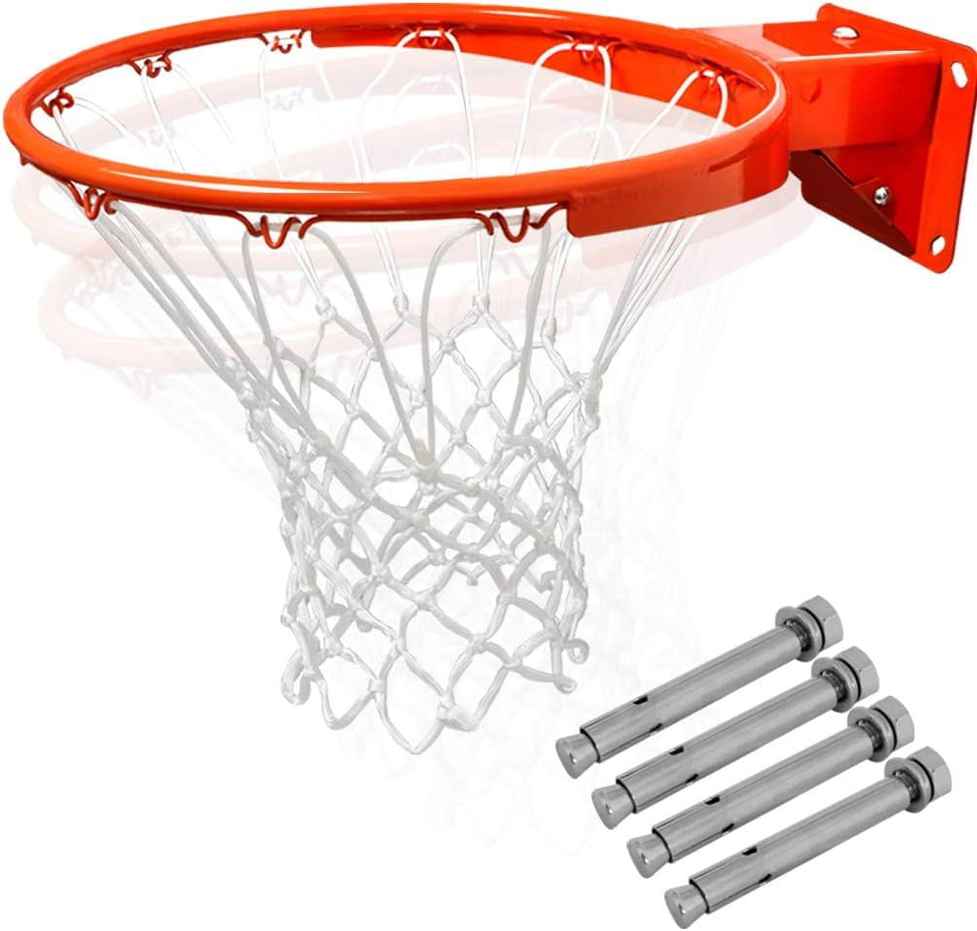 Heavy Duty Wall Mounted Basketball Rim, 18 inch Professional Hanging ...