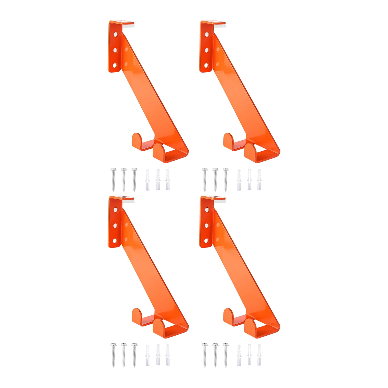 Heavy-Duty Wall-Mounted Chainsaw Rack With Triple Hooks, StainlessSteel ...