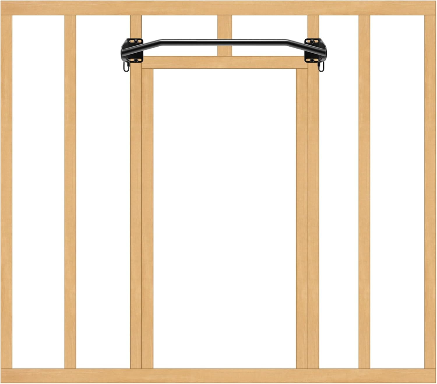 Heavy Duty Wall Mounted Doorway Pull Up Bar - Walmart.com