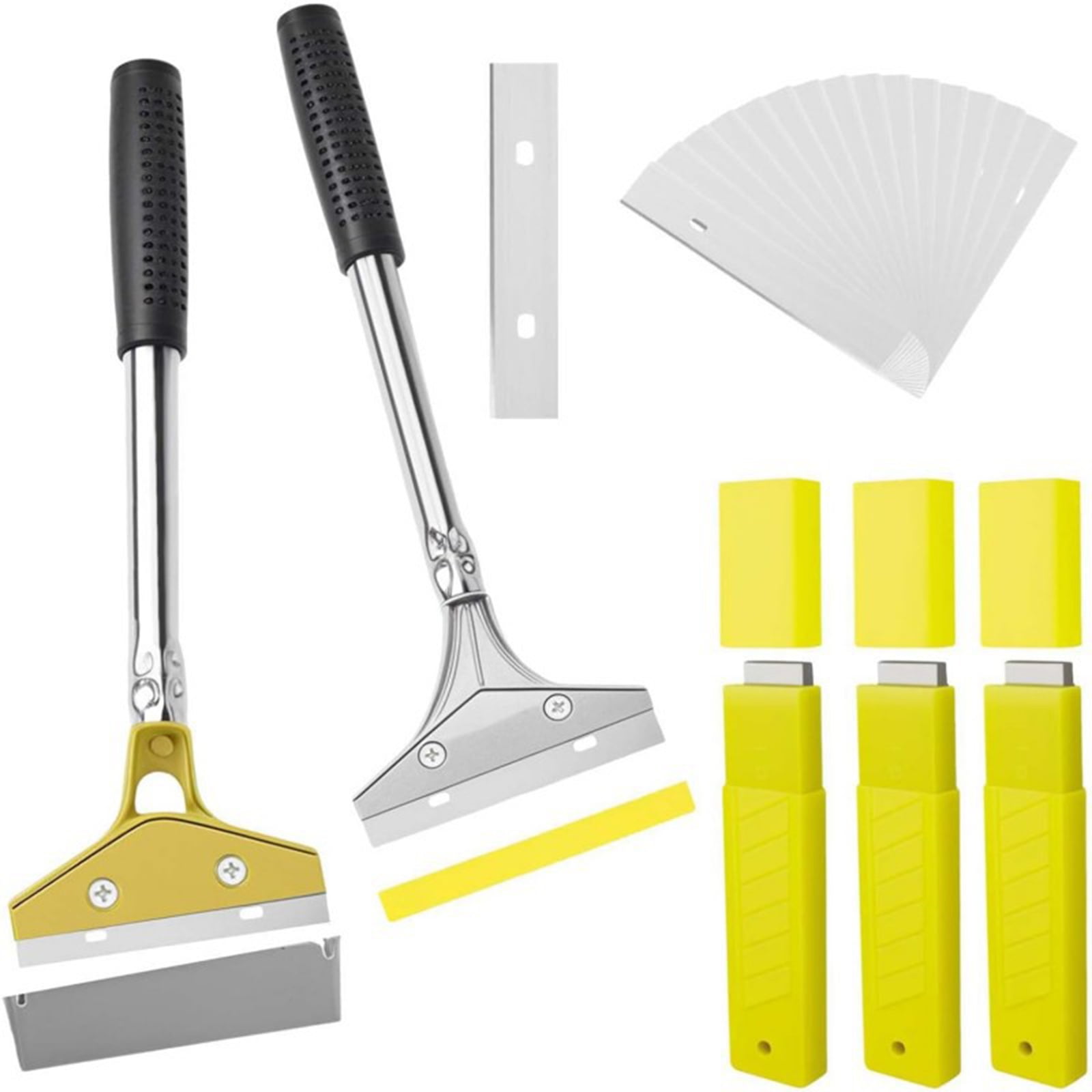 Heavy Duty Wall Scraping Tool With 30 Replaceable Carbon Steel Blade ...