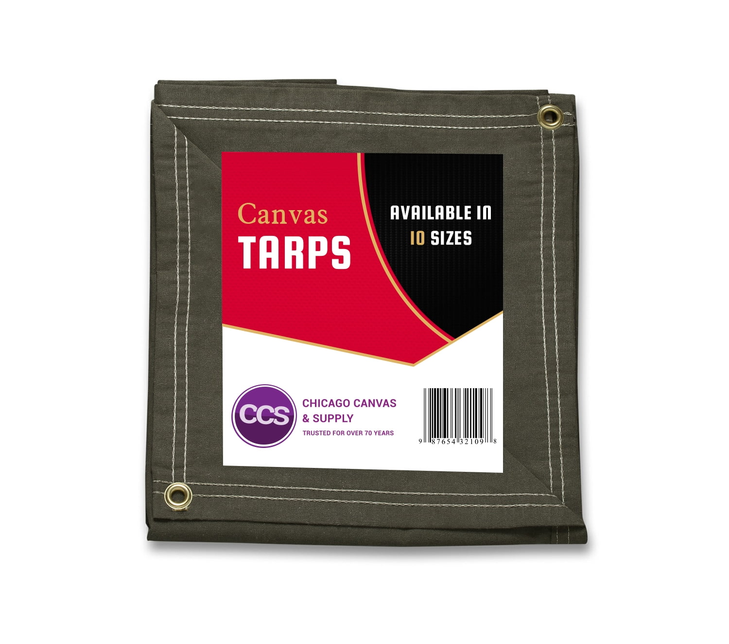 Heavy Duty Waterproof Canvas Tarp by CCS CHICAGO CANVAS & SUPPLY ...