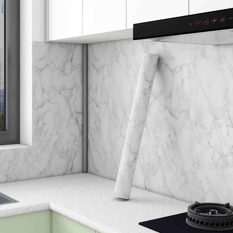 Heavy-Duty Waterproof Kitchen Wallpaper - Self-Adhesive Oil Dirt ...