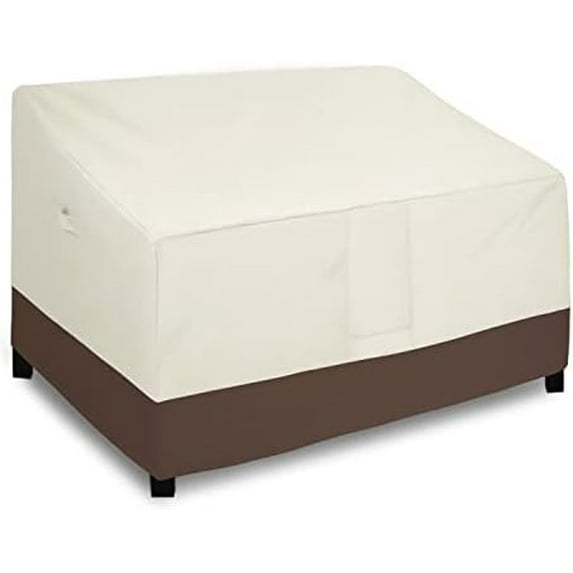 Heavy Duty Waterproof Outdoor 2-Seater Patio Couch Cover - Windproof ...