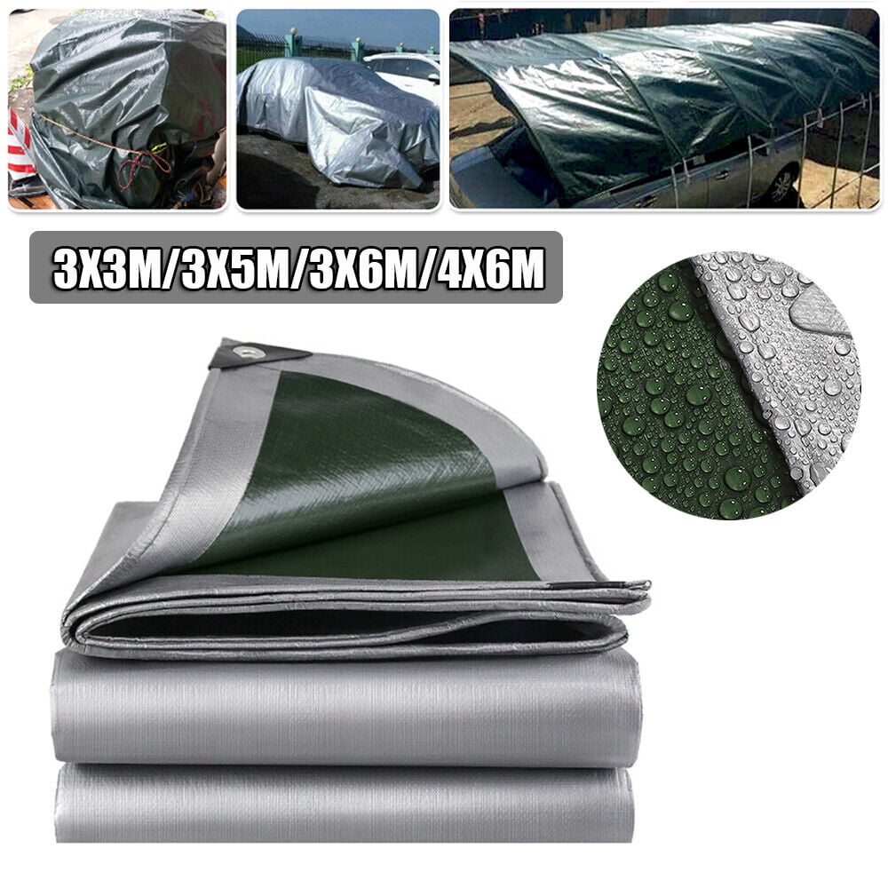 Heavy Duty Waterproof PE Tarp Outdoors Truck Tarps Canopy Tent Shelter Cover Tarpaulin for Car ...