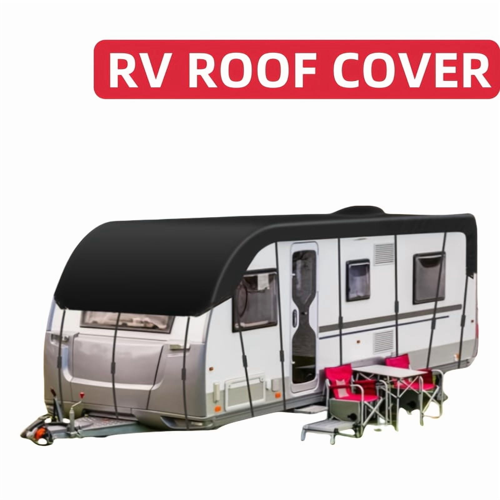 Heavy Duty Waterproof RV Cover in Grey 300D Oxford Fabric for ...