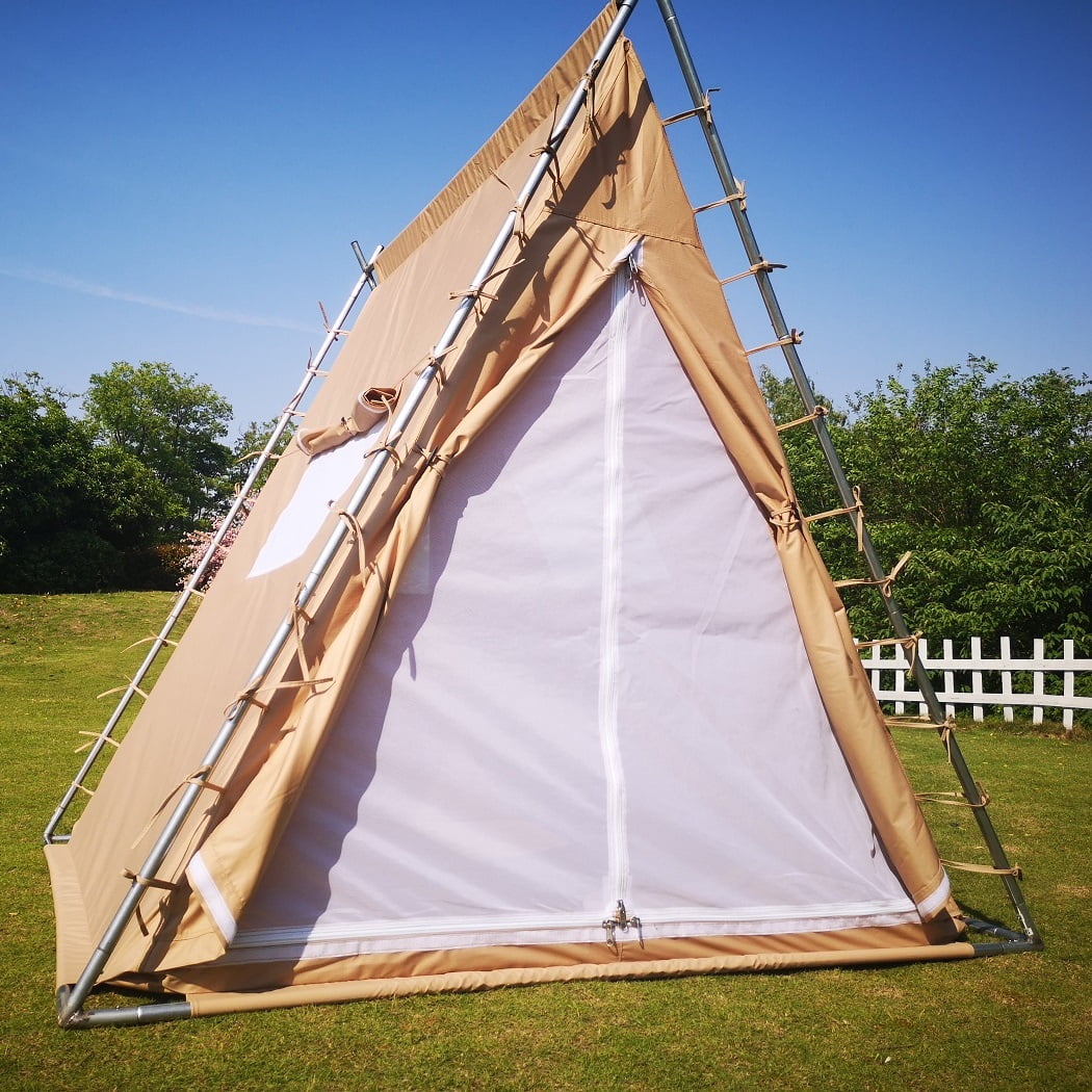 Heavy Duty Waterproof Ripstop A Frame Camping Teepee Scout Tent for 2~3 ...