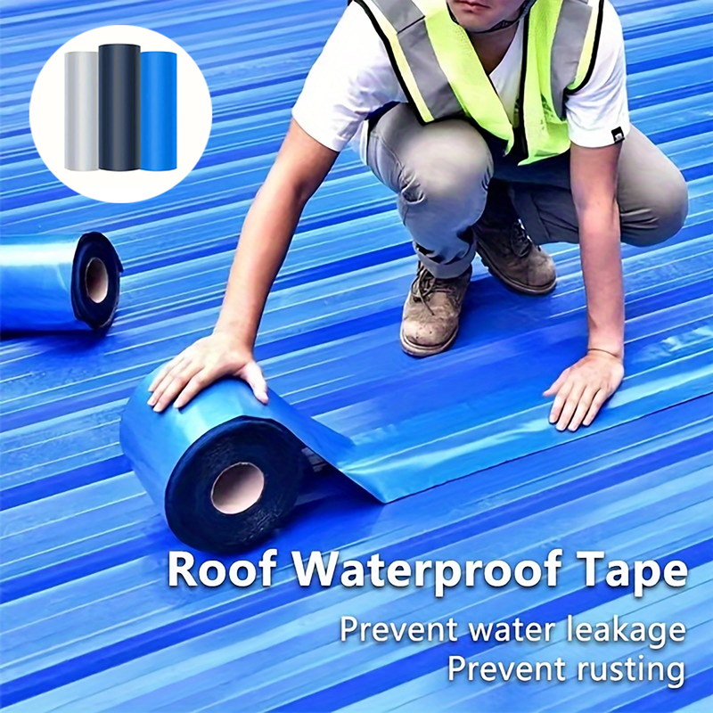 Heavy-Duty Waterproof Roof Tape - Seals Metal Surfaces, Roofs, and Iron ...