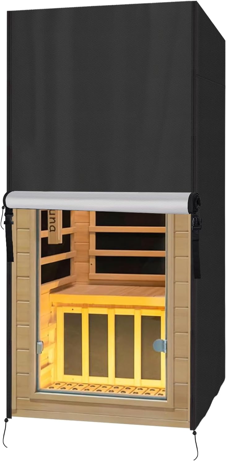 Heavy Duty Waterproof Sauna Cover for Single Wood Infrared Home Sauna ...